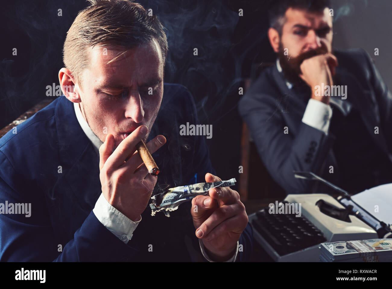 Rich Man Money High Resolution Stock Photography and Images - Alamy