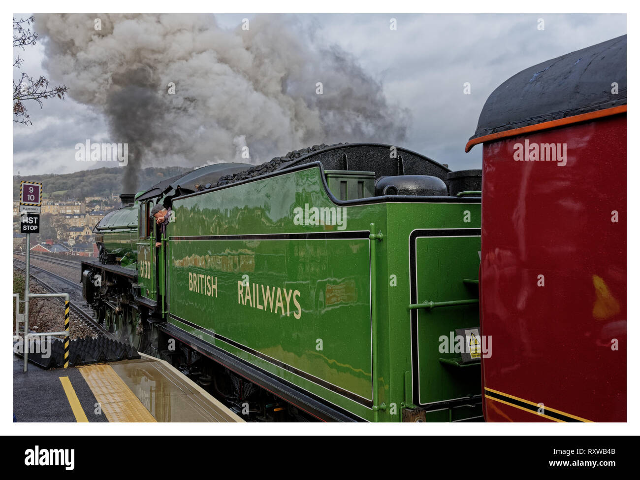 Mayflower steam train hi-res stock photography and images - Alamy