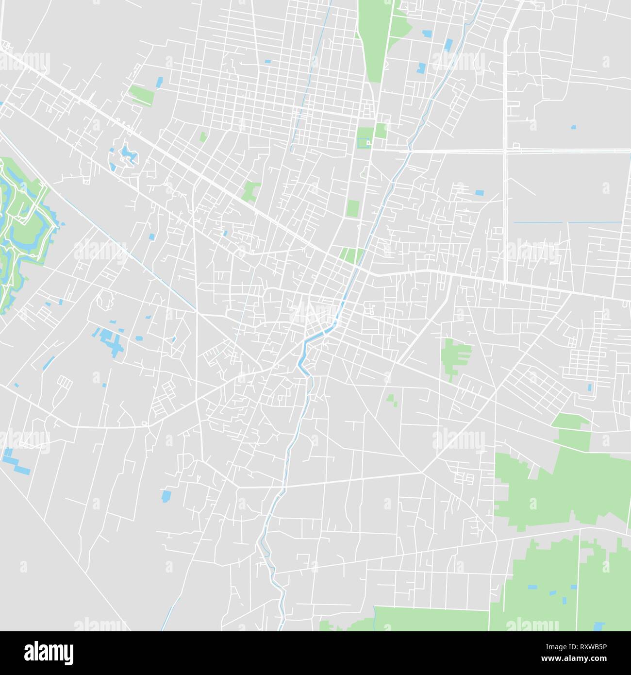 Downtown vector map of Siem Reap, Cambodia. This printable map of Siem ...
