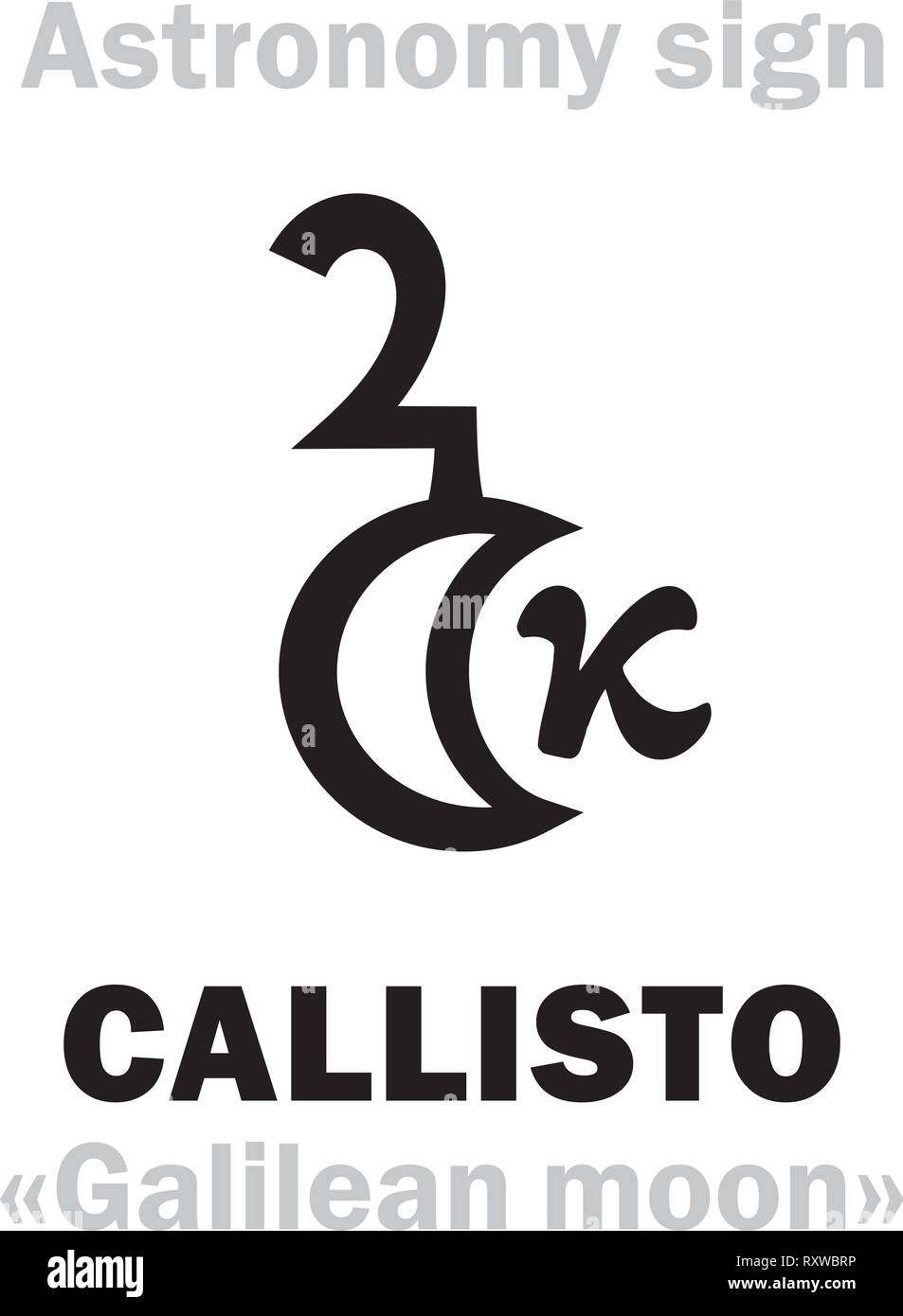 Callisto symbol hi-res stock photography and images - Alamy