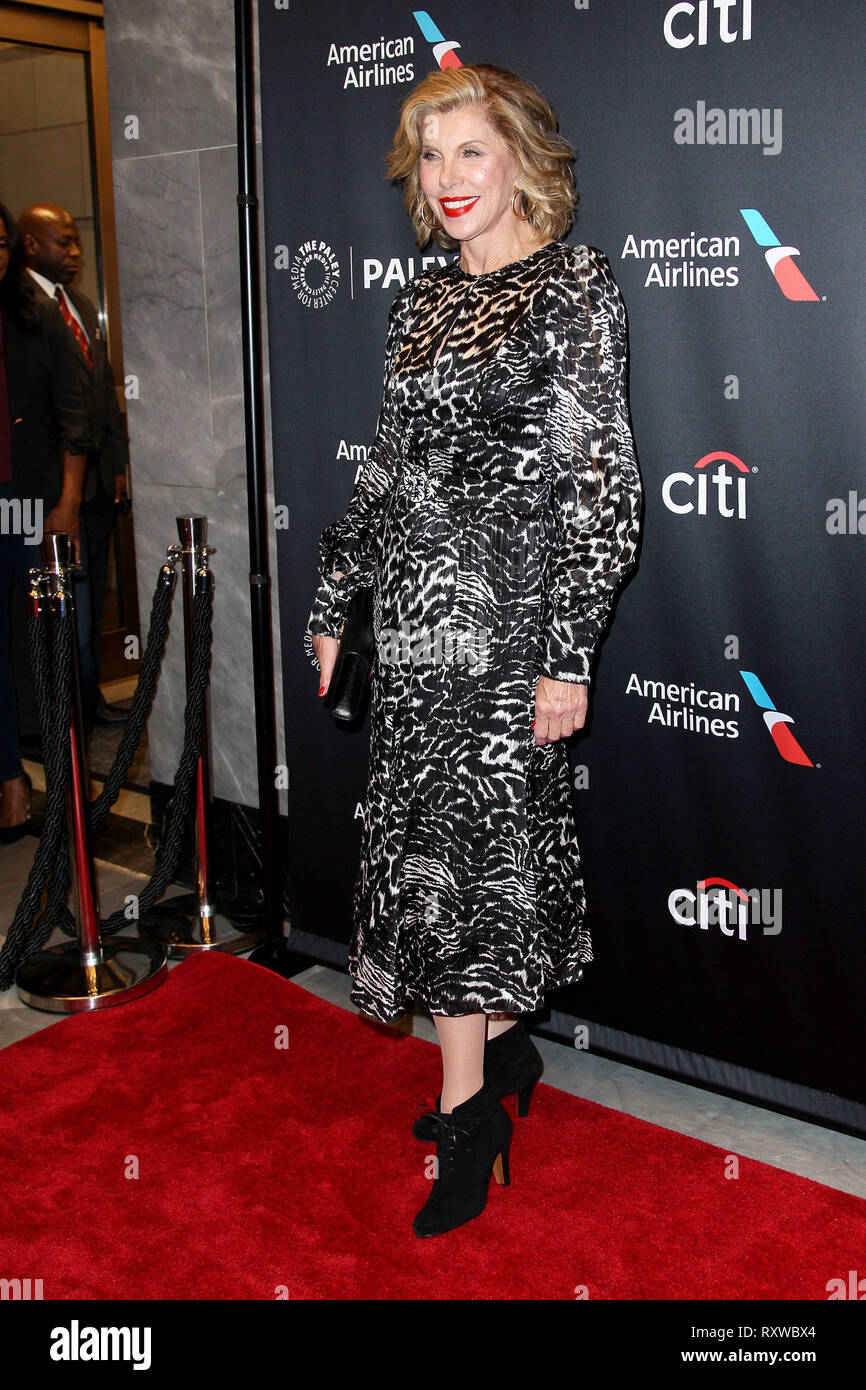 New York, NY, USA. 15 Oct, 2018. Christine Baranski at The Monday, Oct ...