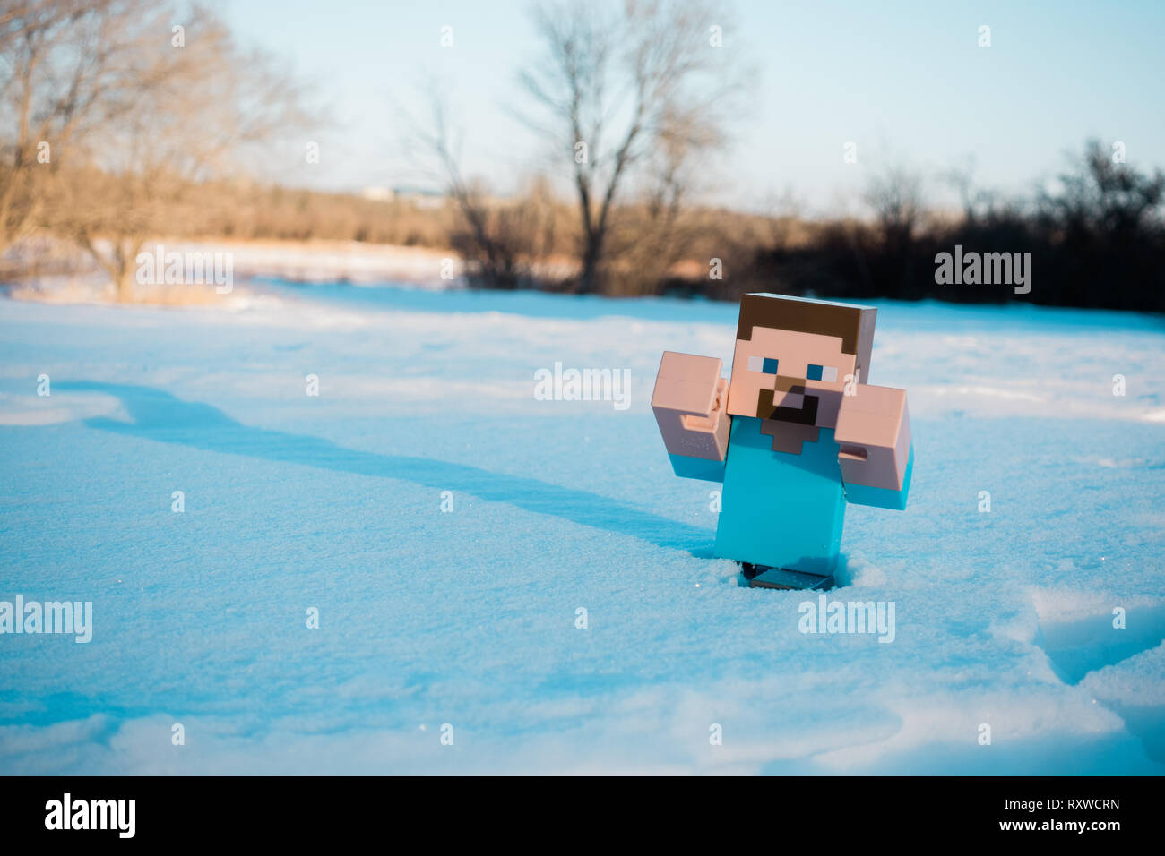 Miniature of steve from minecraft hi-res stock photography and images ...