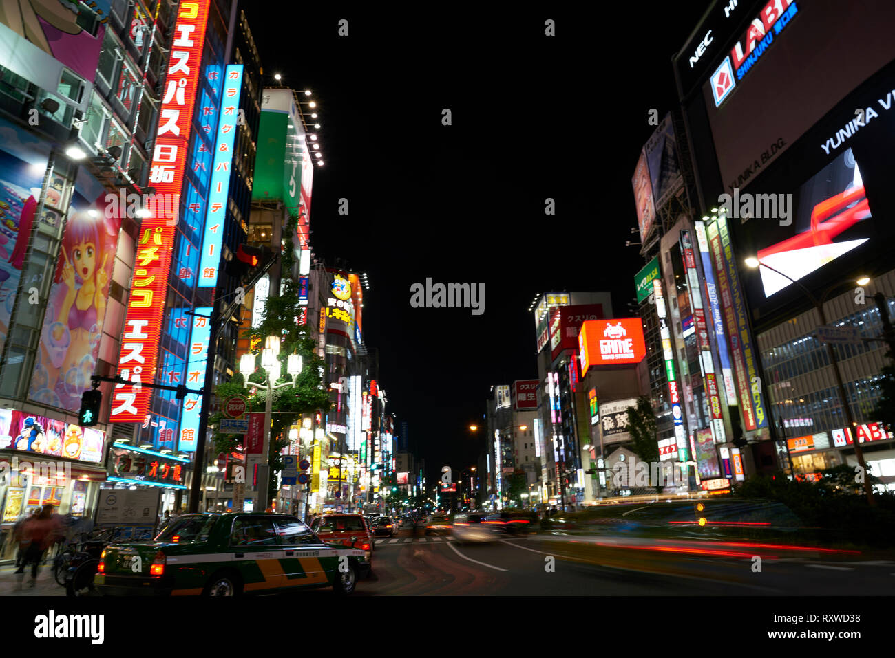 Tokyo at night Stock Photo - Alamy