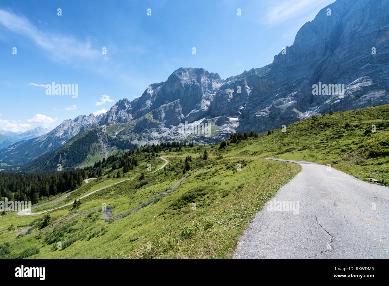 On Grosse Scheidegg near Grindelwald, Switzerland Stock Photo - Alamy
