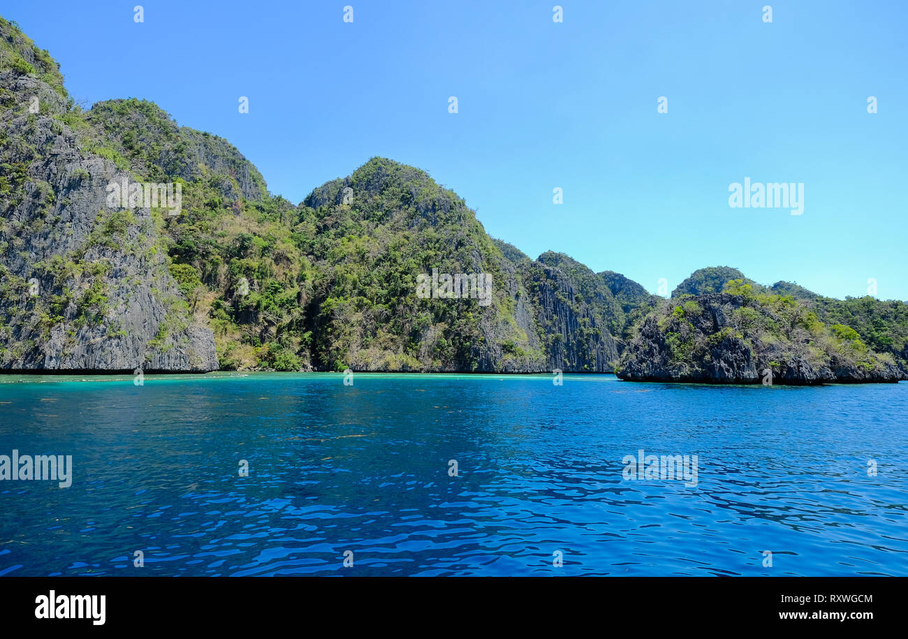 Seascape of Coron Island, Philippines. Coron is one of the most ...