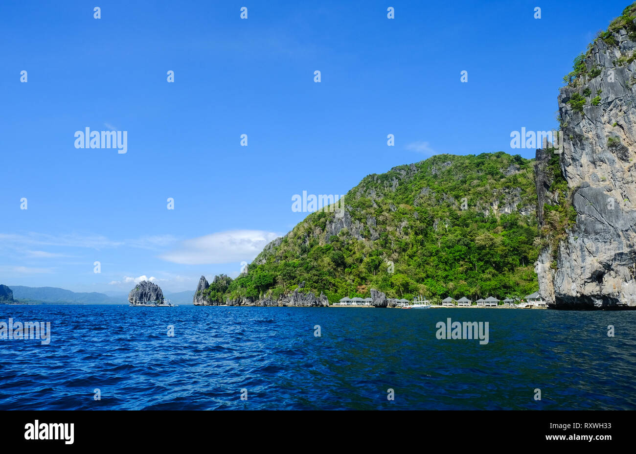 Seascape of Coron Island, Philippines. Coron is one of the most ...