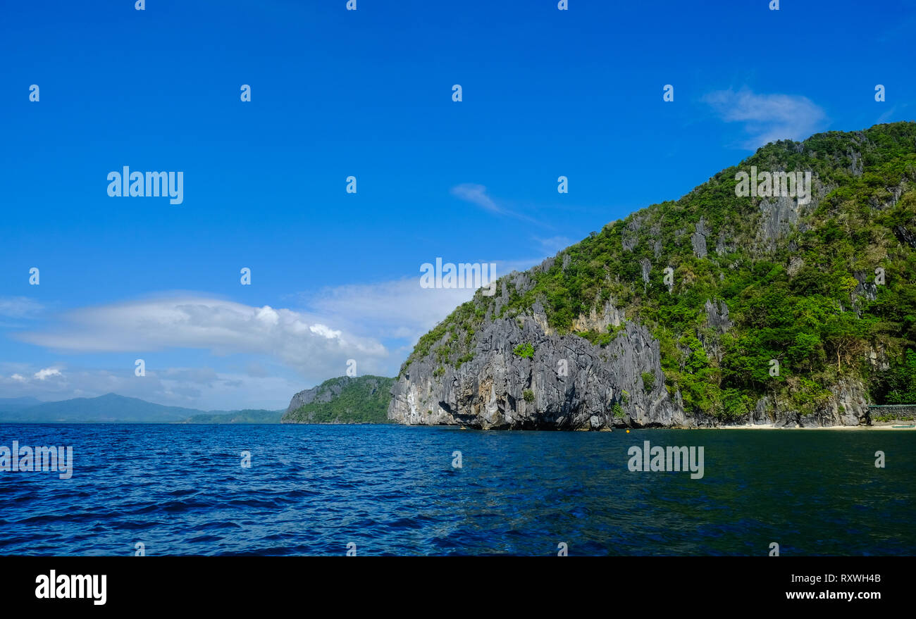 Seascape of Coron Island, Philippines. Coron is one of the most ...