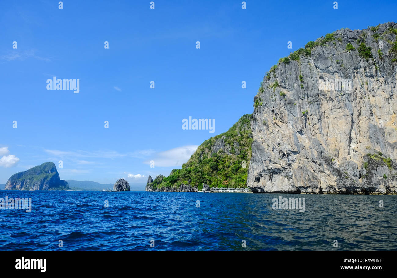 Seascape of Coron Island, Philippines. Coron is one of the most ...