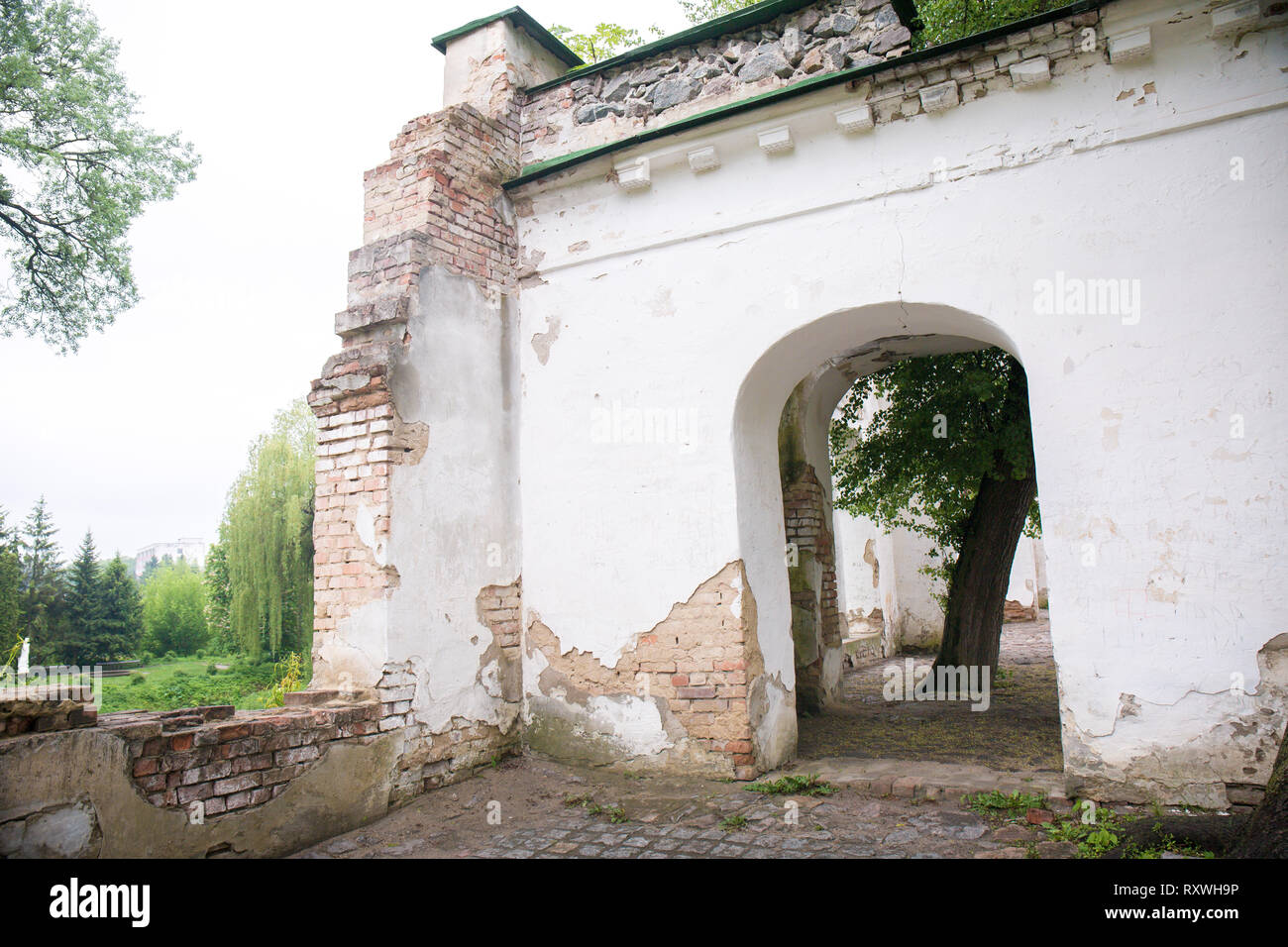 arch ruins in Alexandria park, Ukraine Stock Photo - Alamy