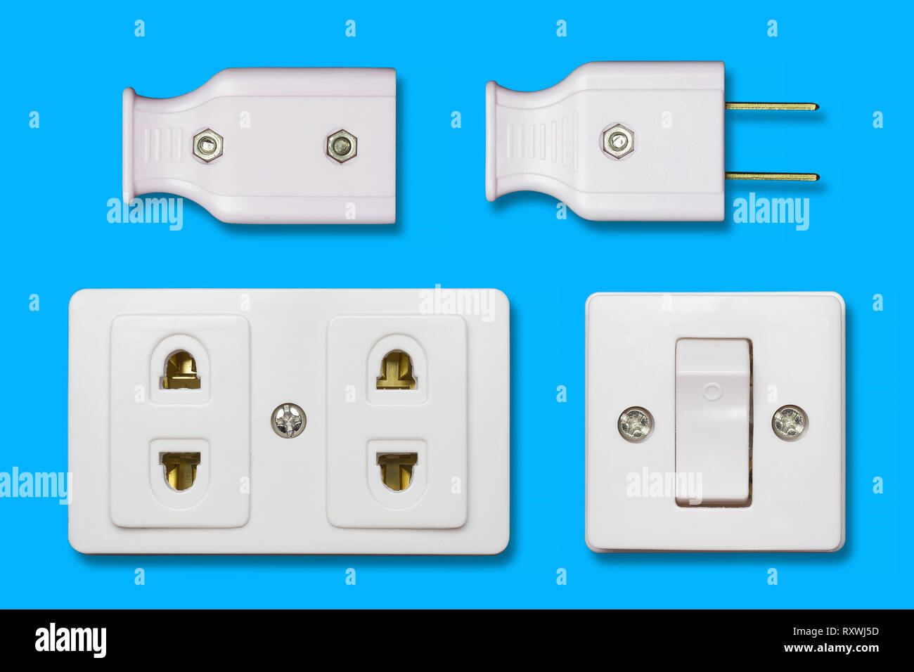 Ac outlet power switch hi-res stock photography and images - Alamy