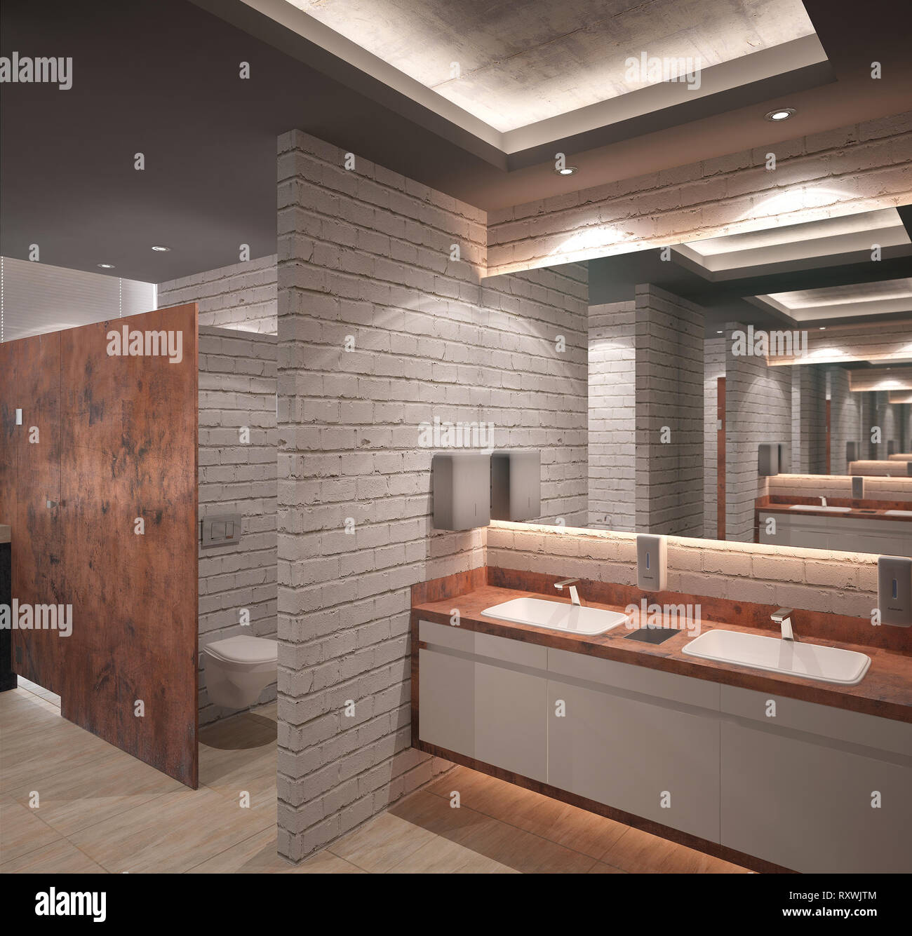 3d rendering pub stand hi-res stock photography and images - Alamy