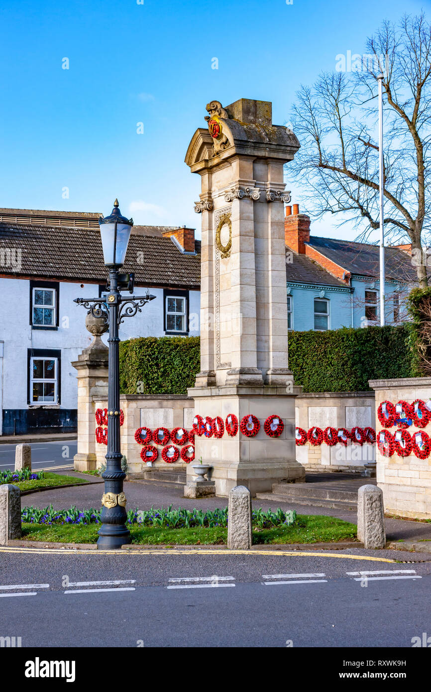 Wellingborough war memorial Stock Photo - Alamy