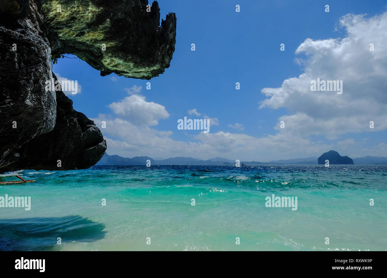 Seascape of Coron Island, Philippines. Coron is one of the most ...
