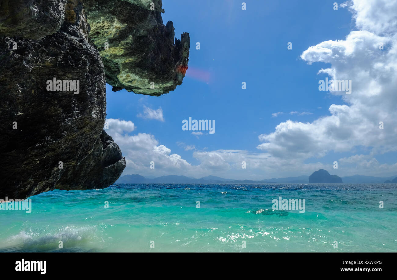 Seascape of Coron Island, Philippines. Coron is one of the most ...