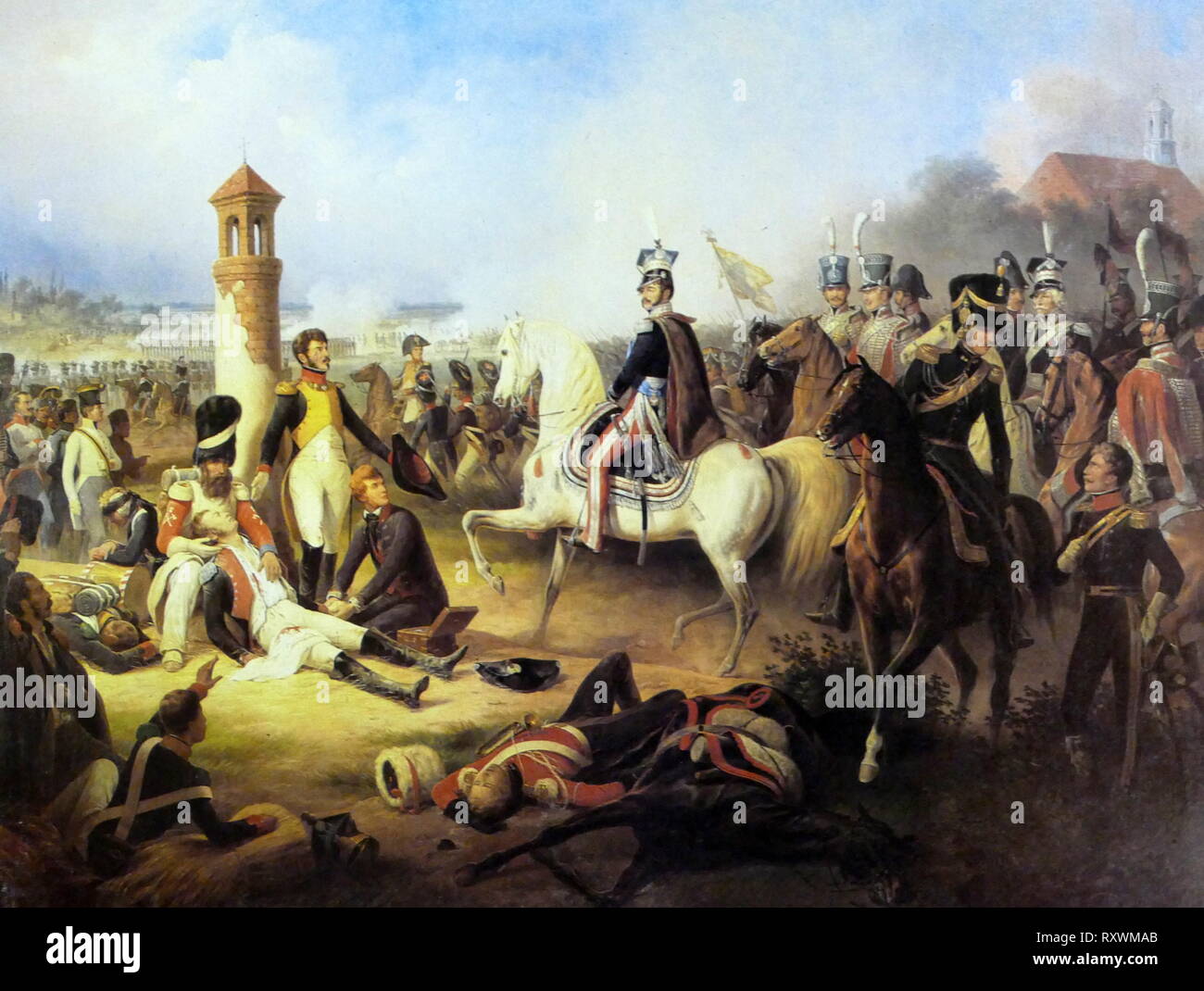 The Death of Cyprian Godebski at Raszyn' by January Suchodolski (1797 ...