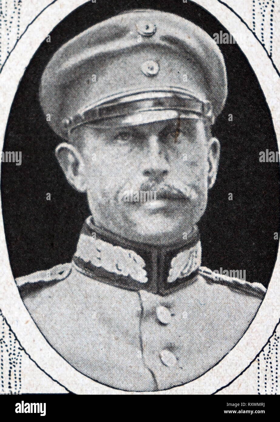General von Steffen, German cavalry commander in World War One 1915 ...