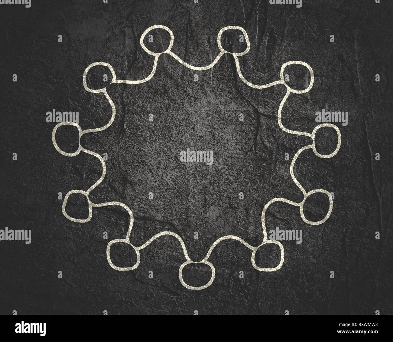 Virus outline icon Stock Photo - Alamy