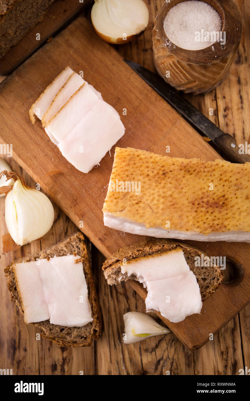 still life with lard Stock Photo - Alamy