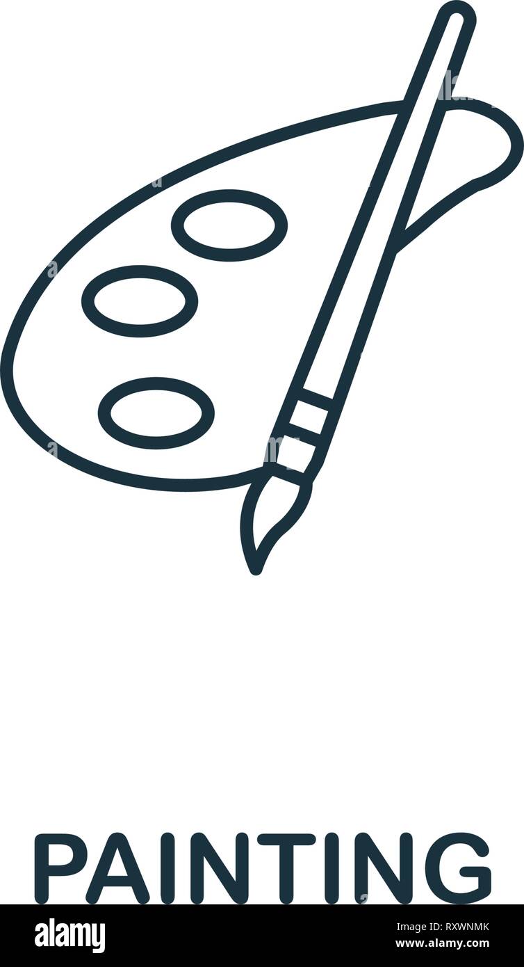 Painting palette icon hi-res stock photography and images - Alamy