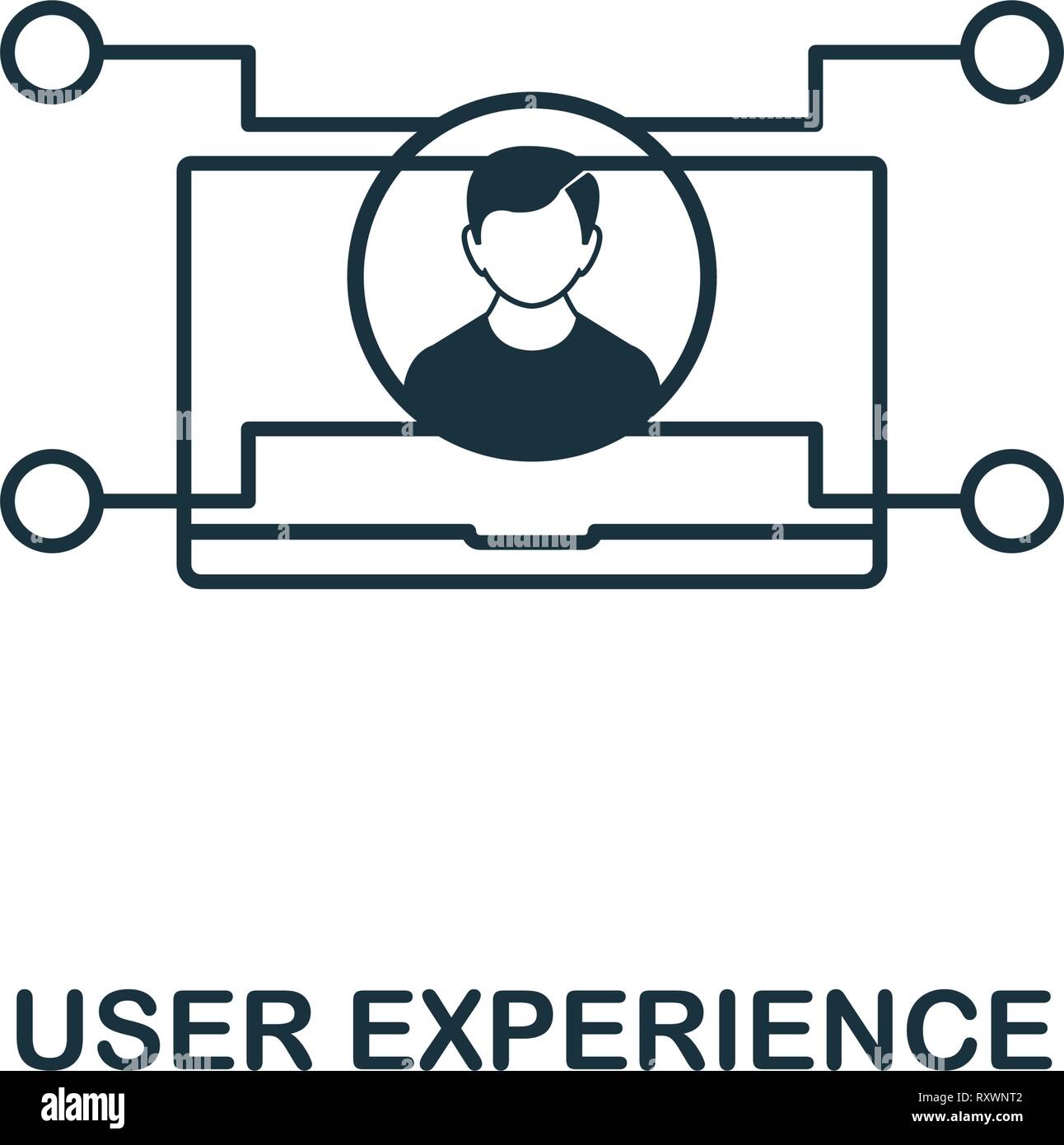 User Experience icon. Thin outline style design from design ui and ux ... User Experience icon. Thin outline style design from design ui and ux ...