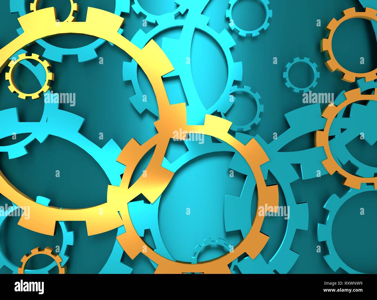 cog wheels background Stock Photo - Alamy