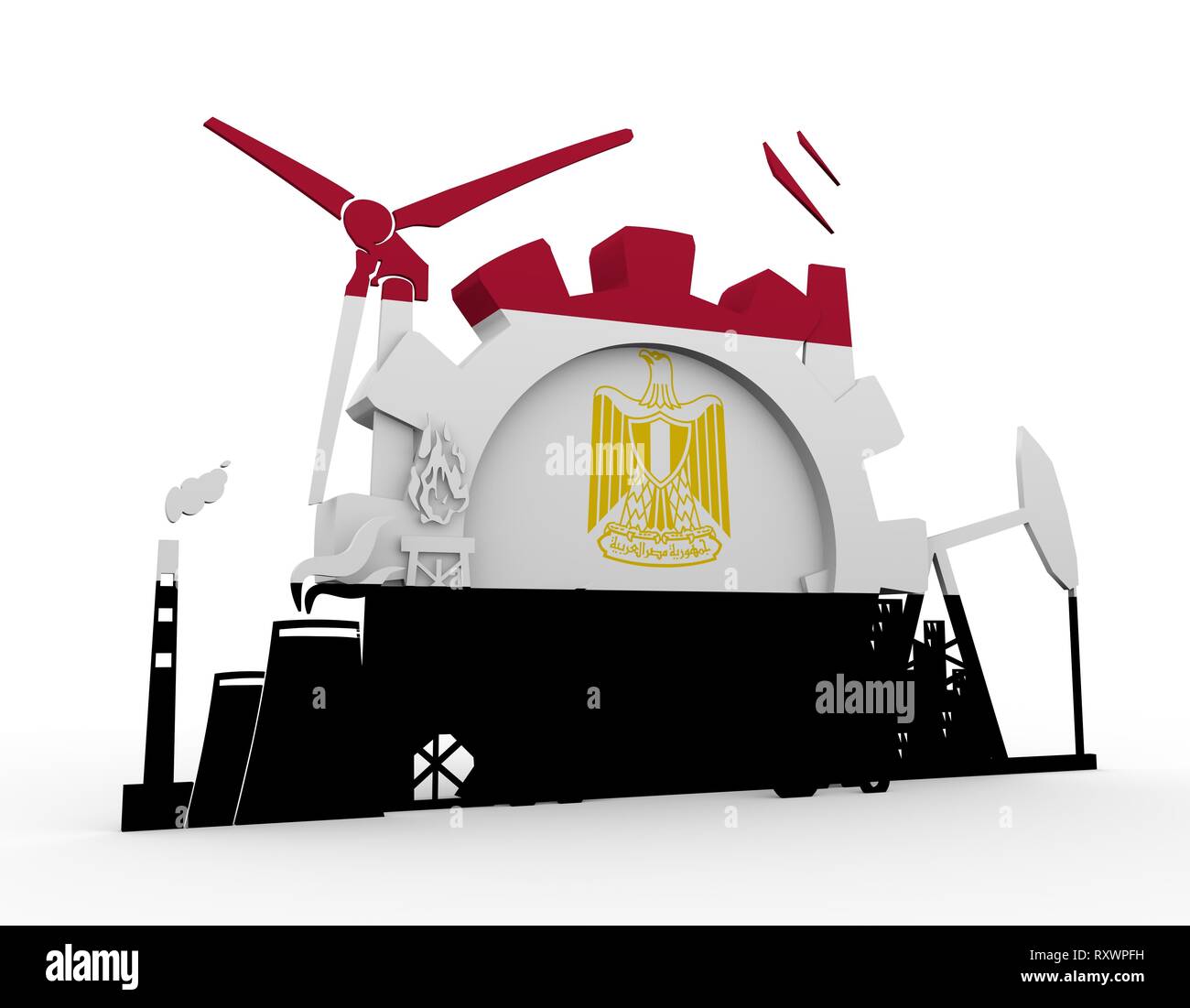 Egypt electricity plant hi-res stock photography and images - Alamy