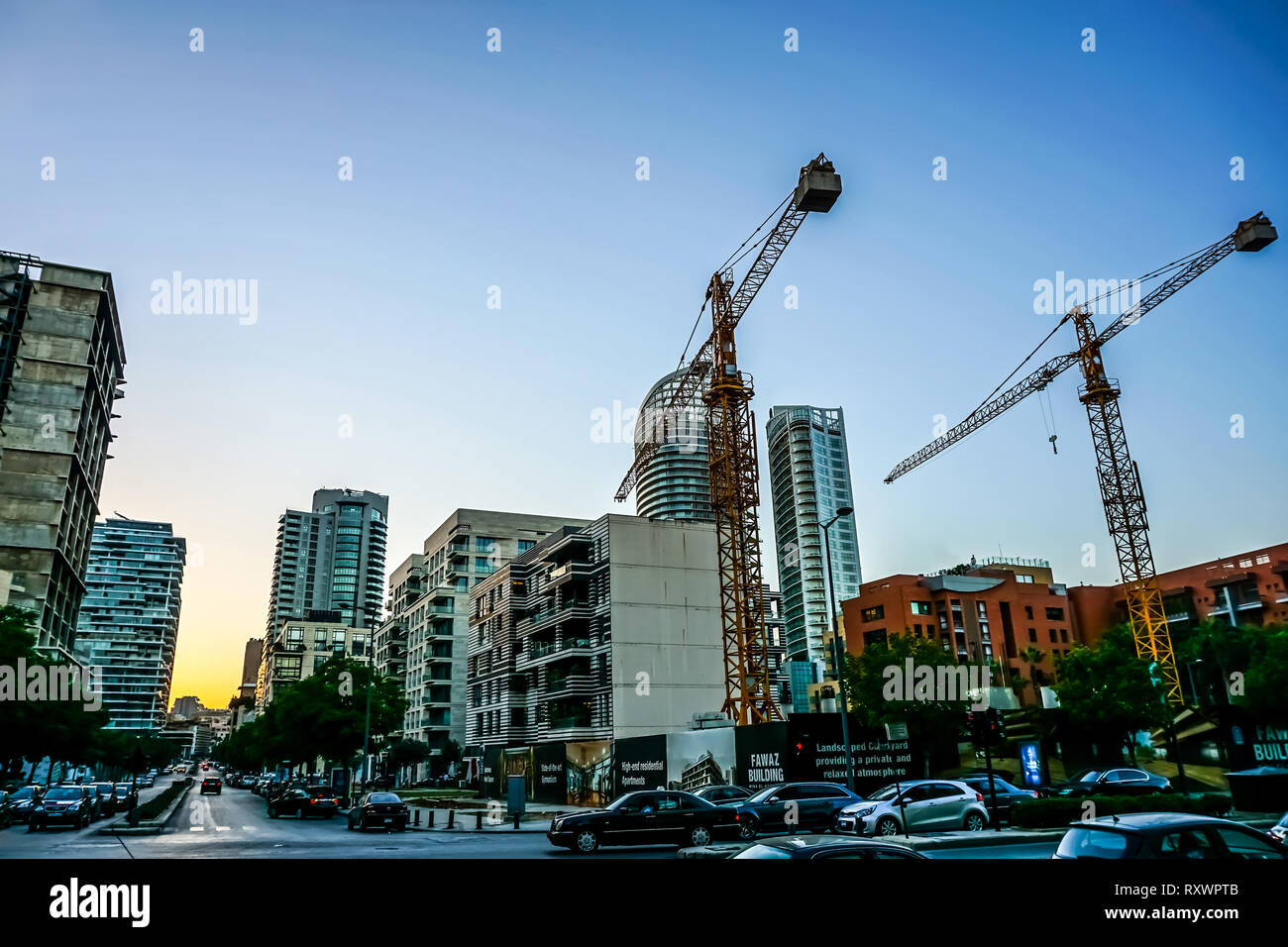Lebanon beirut houses apartment buildings hi-res stock photography and ...