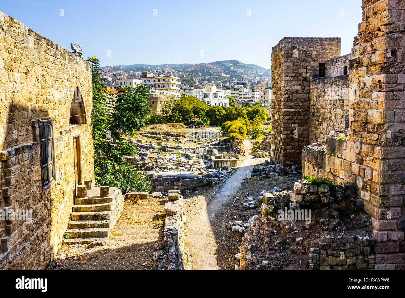 Crusader citadel hi-res stock photography and images - Alamy