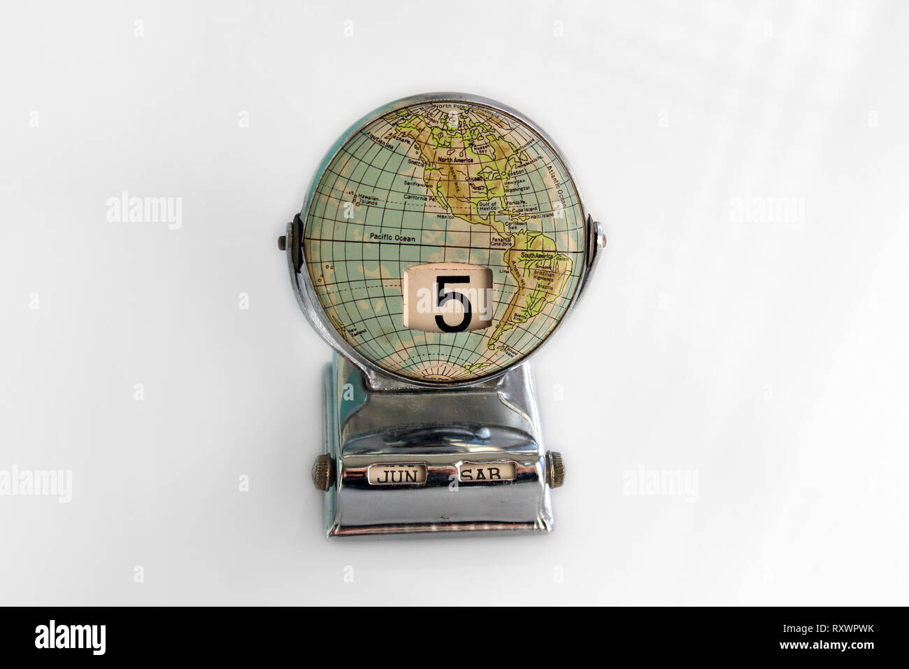 Old calendar, isolated on white background, close-up Stock Photo - Alamy