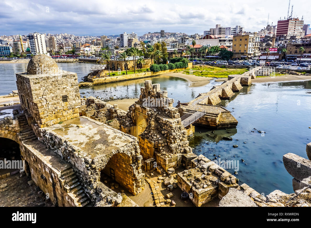 Crusader tower ruins hi-res stock photography and images - Alamy