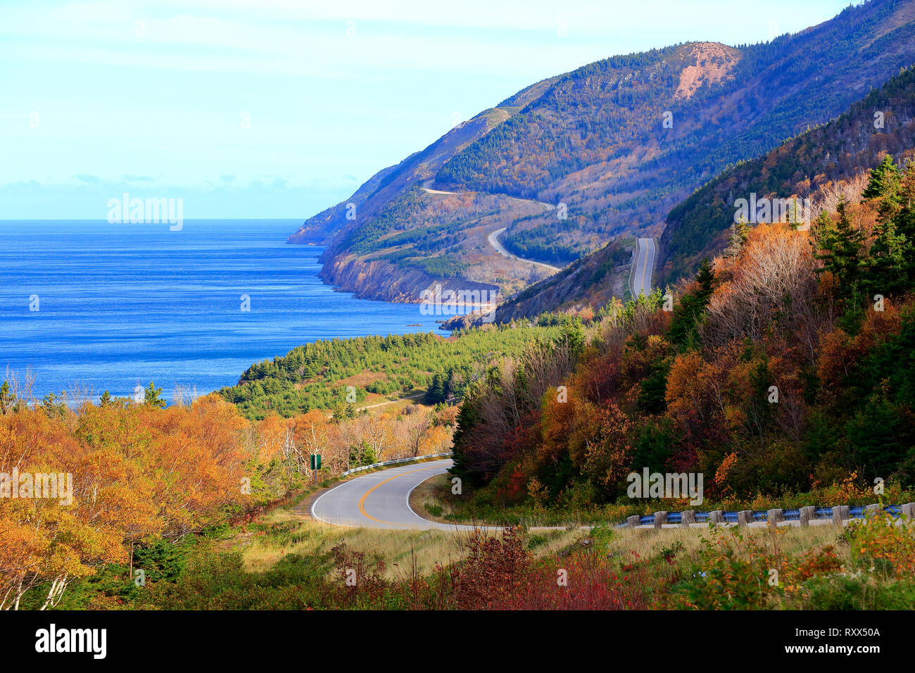 The Cabot Trail in Cape Breton, Nova Scotia Stock Photo - Alamy