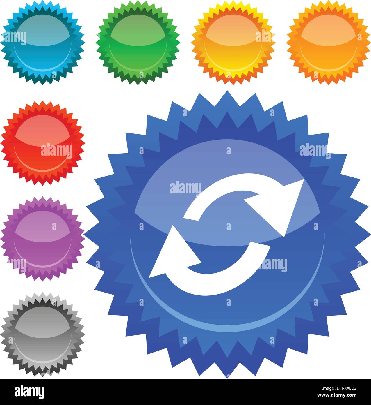 Swap, flip icon. Circular, oval arrows icon Stock Vector Image & Art ...