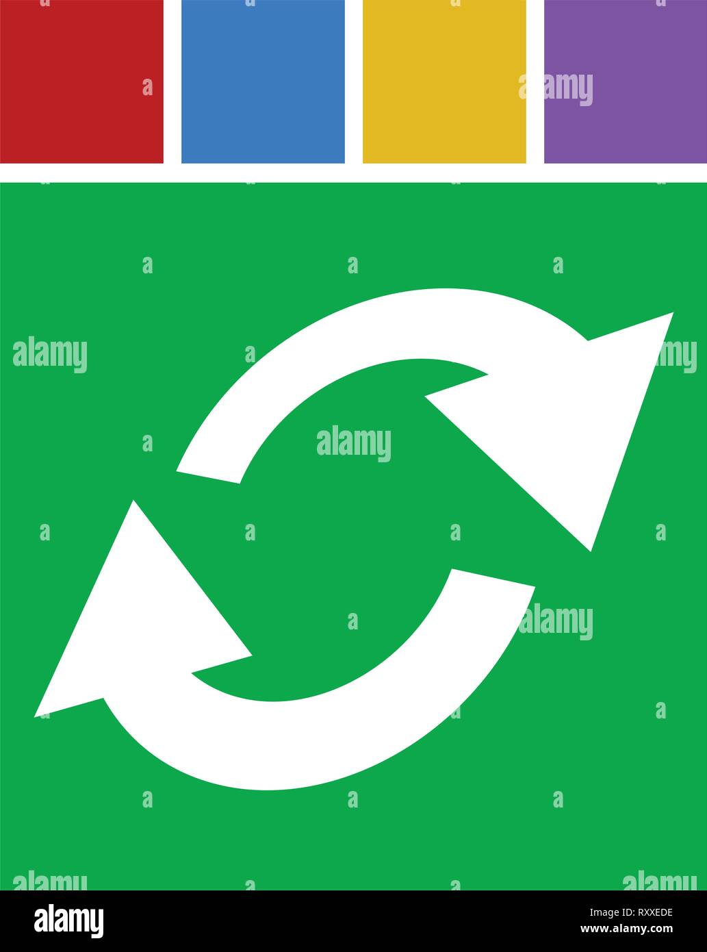 Swap, flip icon. Circular, oval arrows icon Stock Vector Image & Art ...