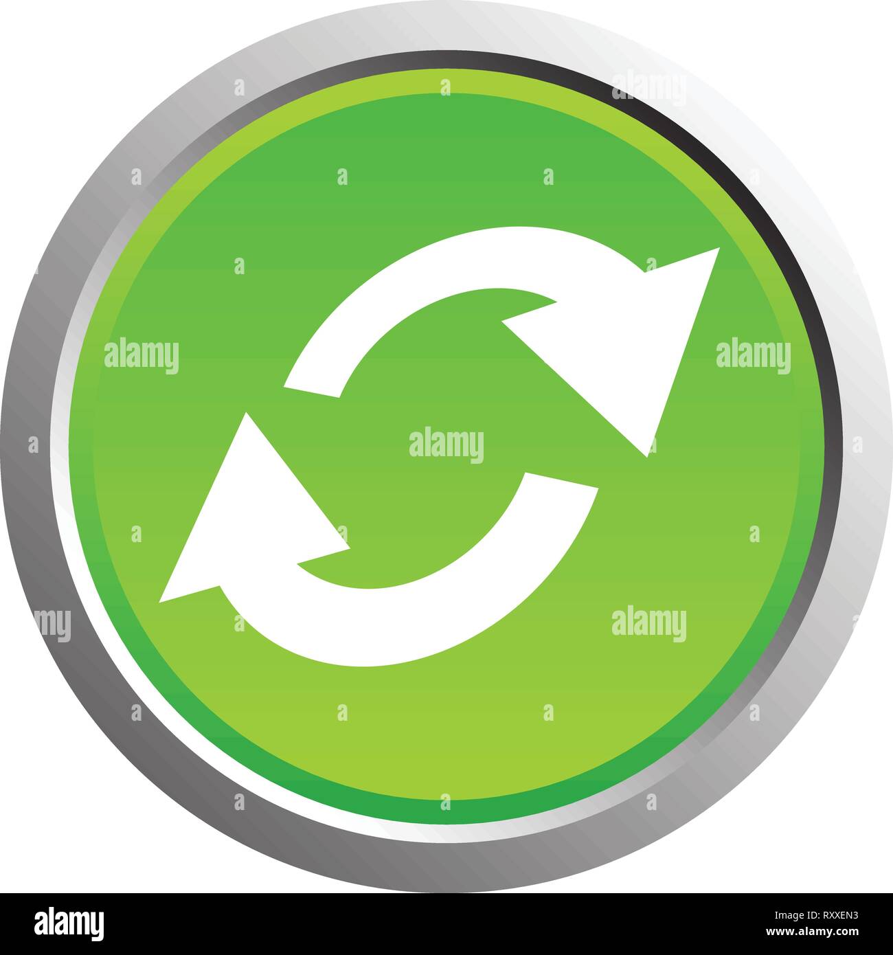 Swap, flip icon. Circular, oval arrows icon Stock Vector Image & Art ...