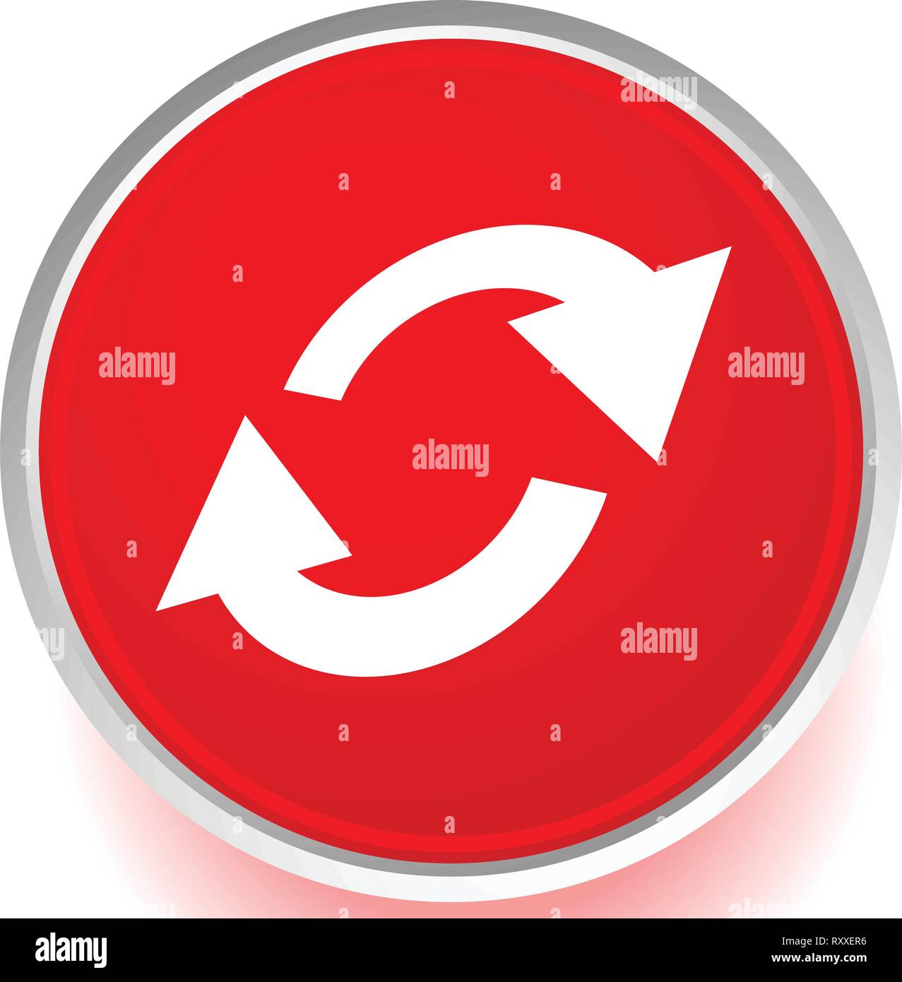 Swap, flip icon. Circular, oval arrows icon Stock Vector Image & Art ...