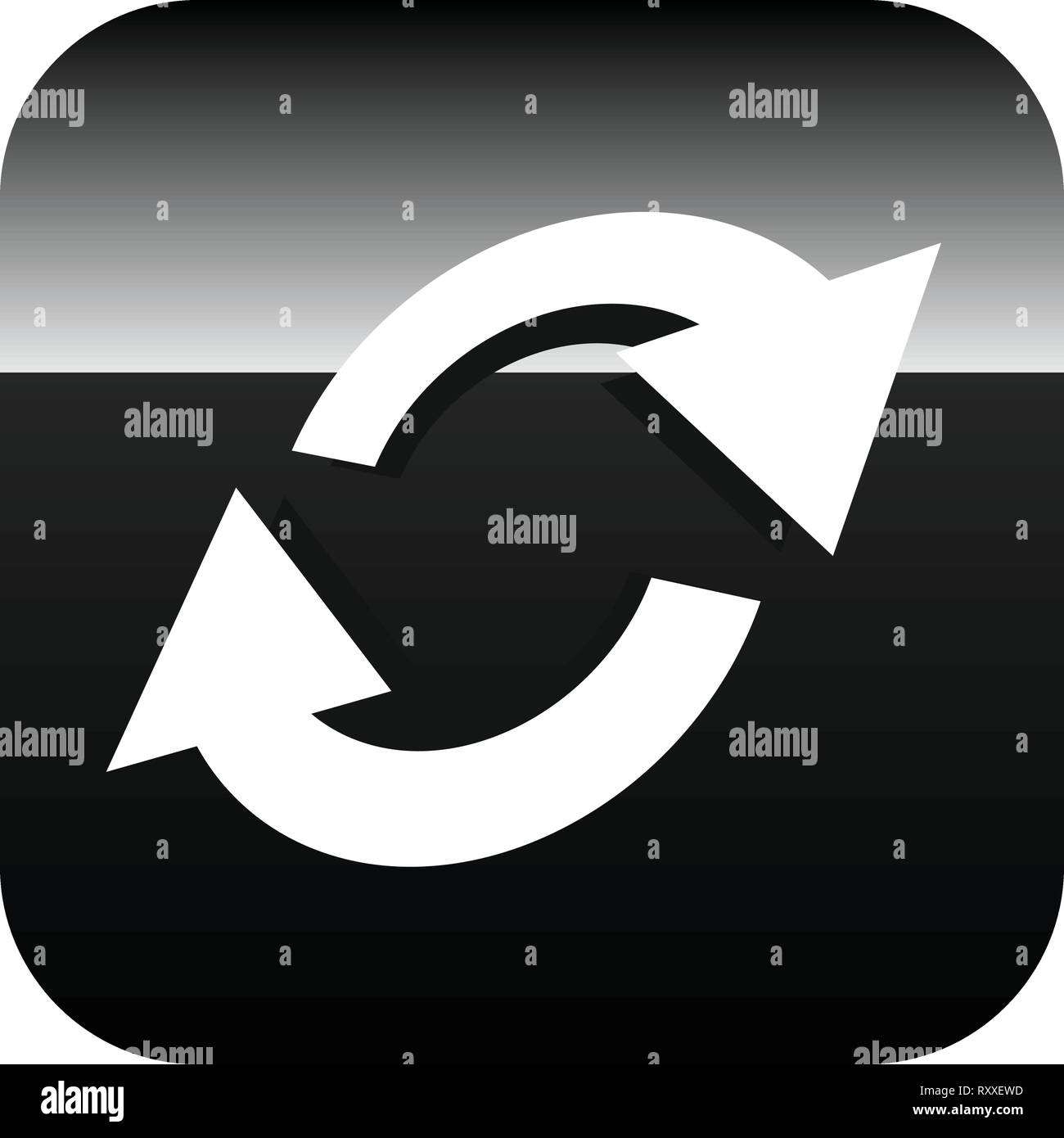 Swap, flip icon. Circular, oval arrows icon Stock Vector Image & Art ...