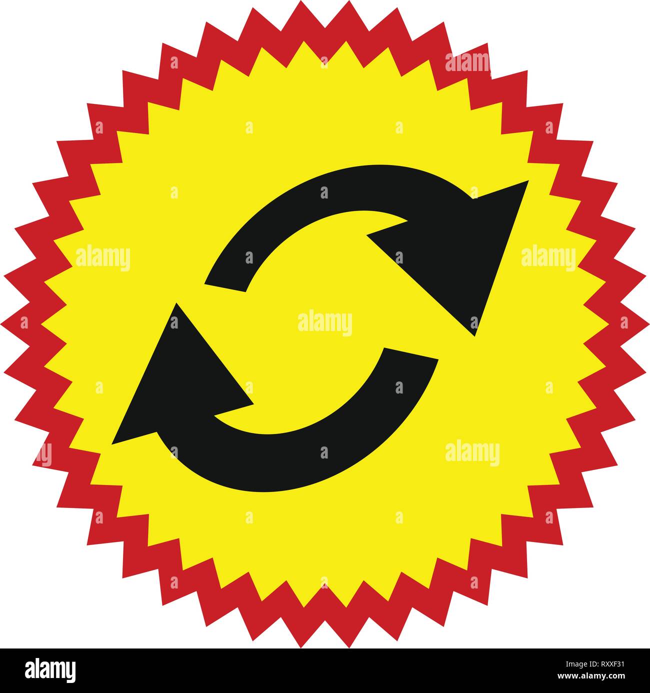 Swap, flip icon. Circular, oval arrows icon Stock Vector Image & Art ...