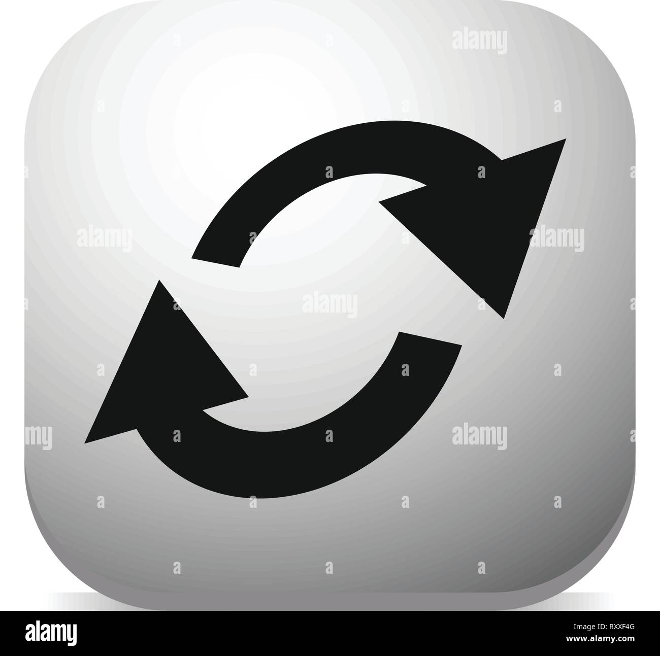 Swap, flip icon. Circular, oval arrows icon Stock Vector Image & Art ...