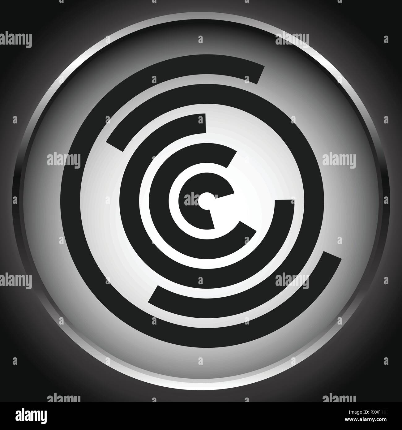 Hypnotic radial loop hi-res stock photography and images - Alamy