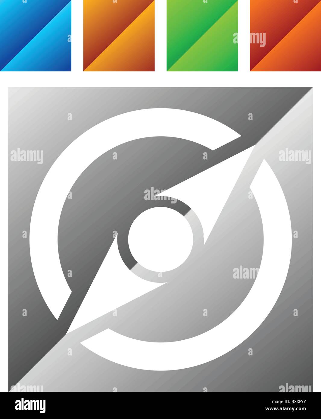 Icon With Compass Symbol Guidance Exploration Navigation Concepts Stock Vector Image And Art