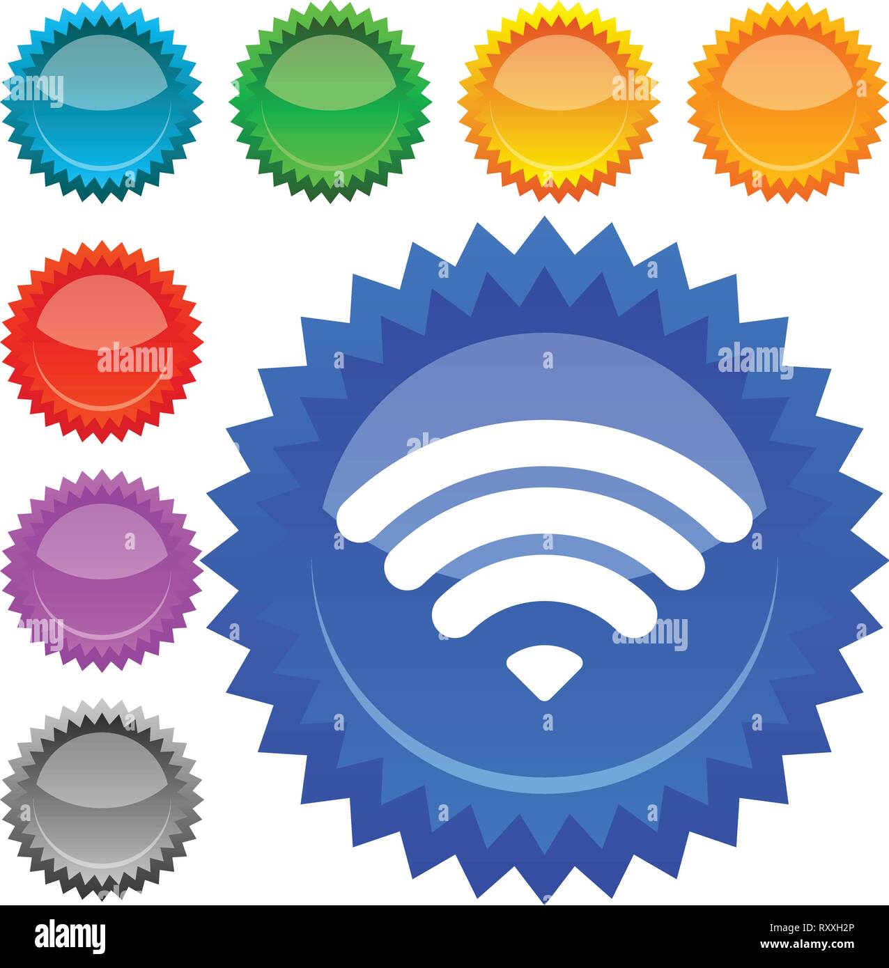 Icon with centric, radial lines for spread, spreading concepts Stock ...