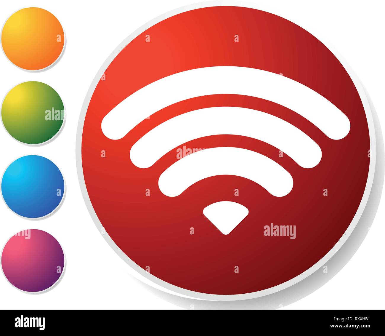 Icon with centric, radial lines for spread, spreading concepts Stock ...