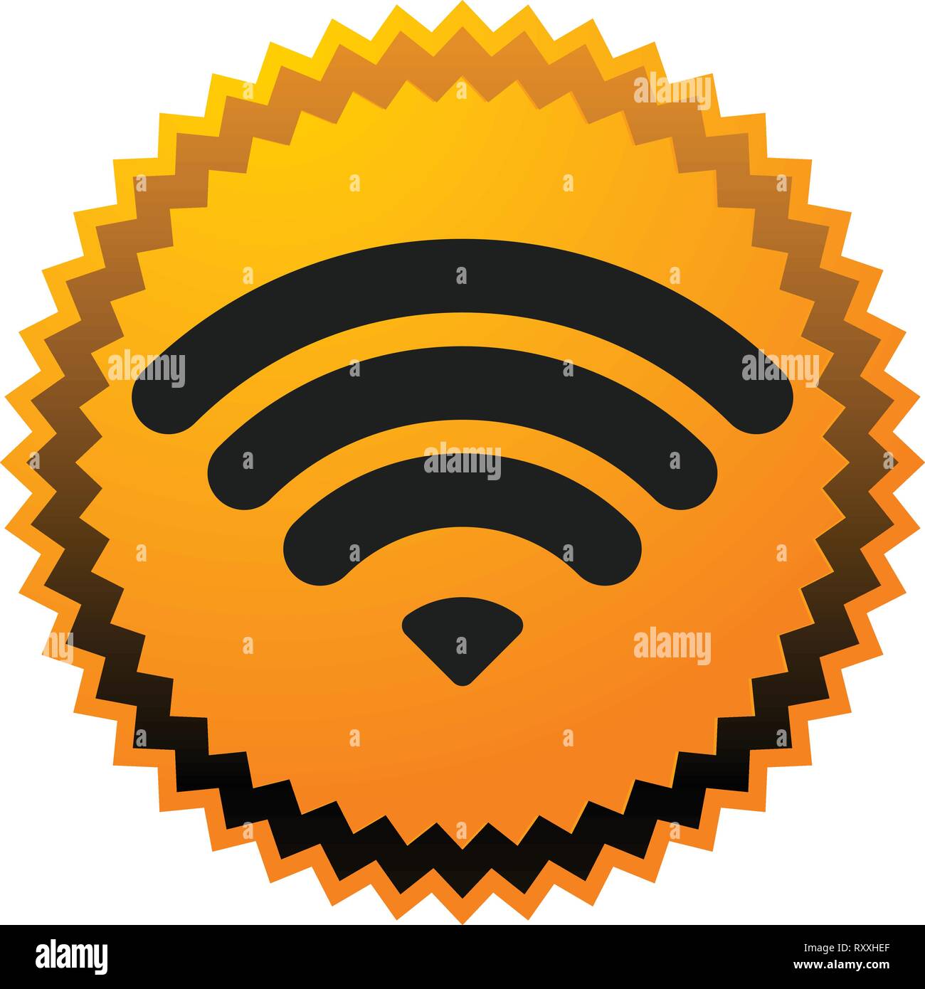 Icon with centric, radial lines for spread, spreading concepts Stock ...
