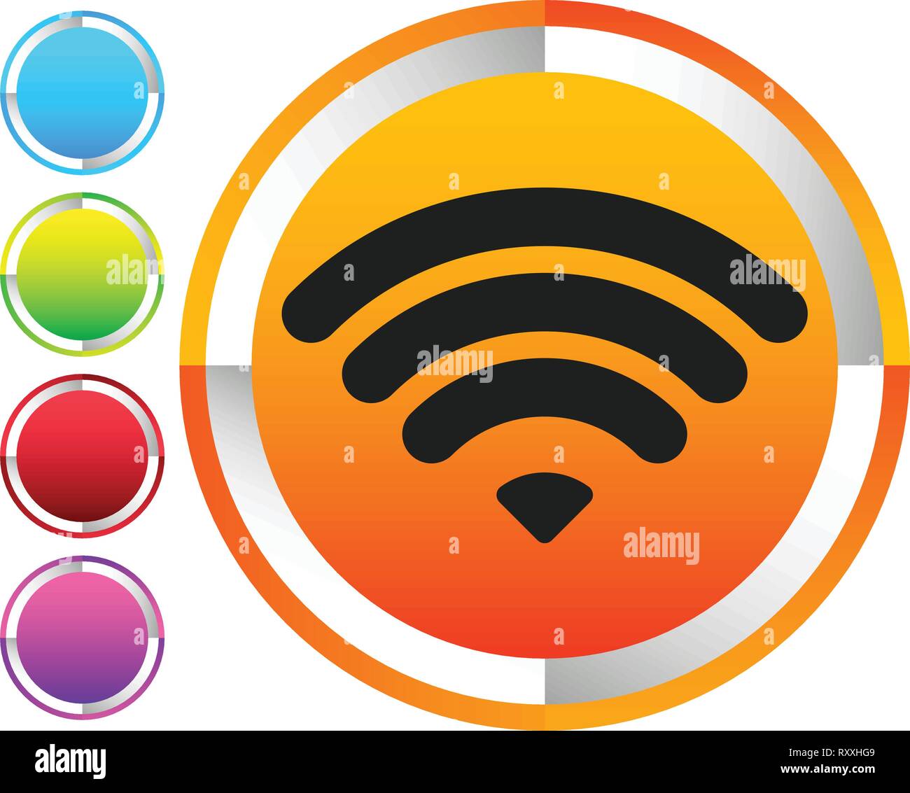 Icon with centric, radial lines for spread, spreading concepts Stock ...