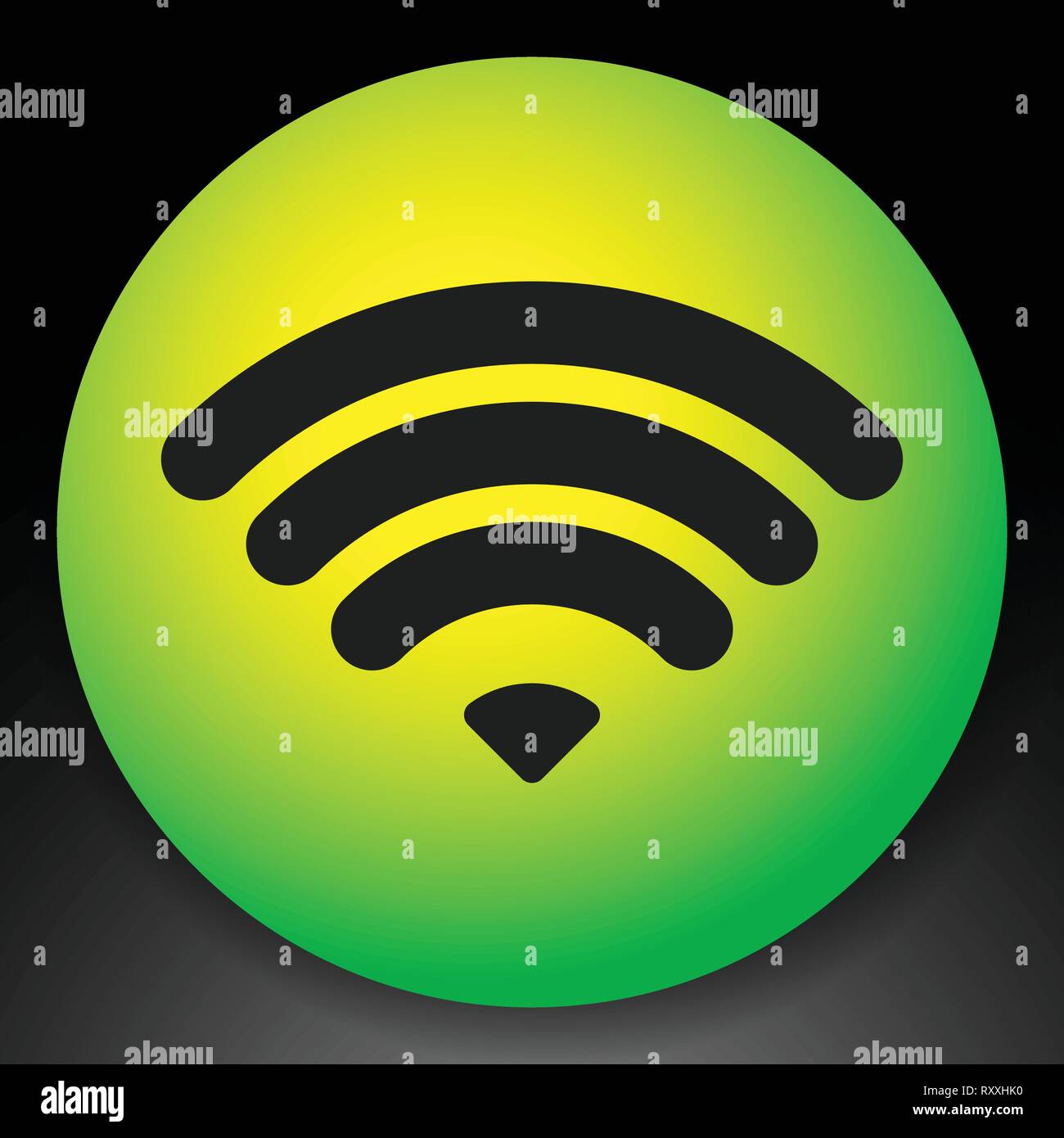 Icon with centric, radial lines for spread, spreading concepts Stock ...