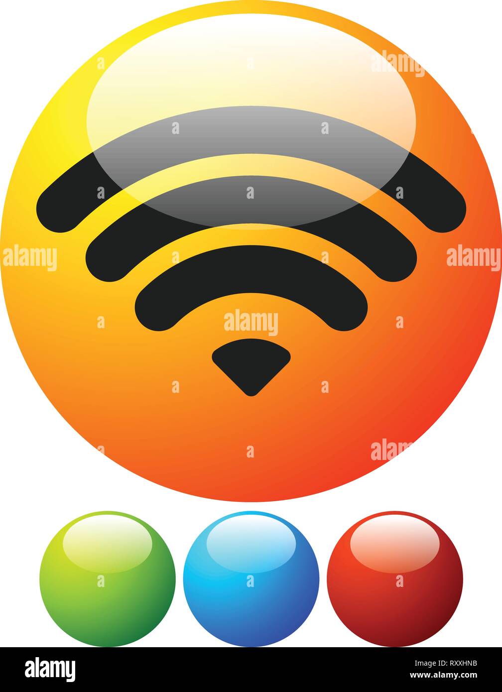 Icon with centric, radial lines for spread, spreading concepts Stock ...