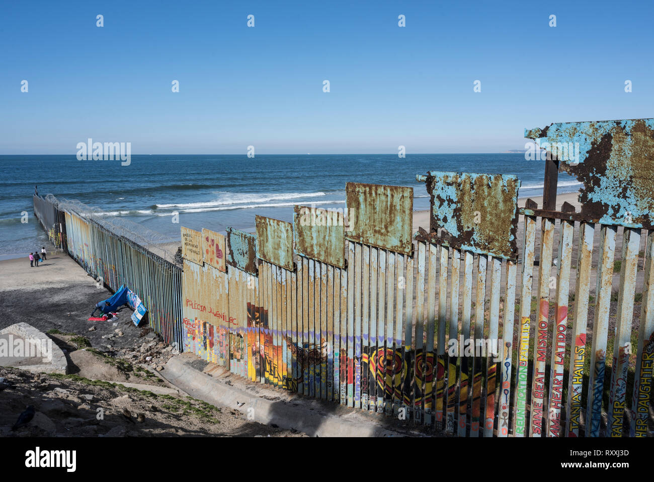 Tijuana border hi-res stock photography and images - Alamy