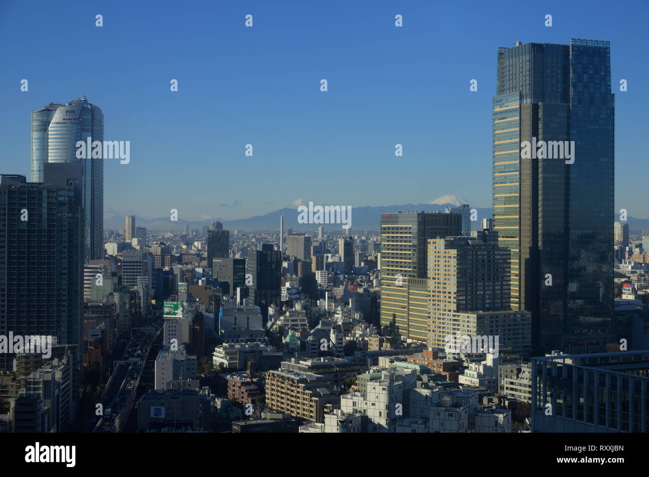 Morning view from the ANA Intercontinental Lounge towards iconic Mount ...