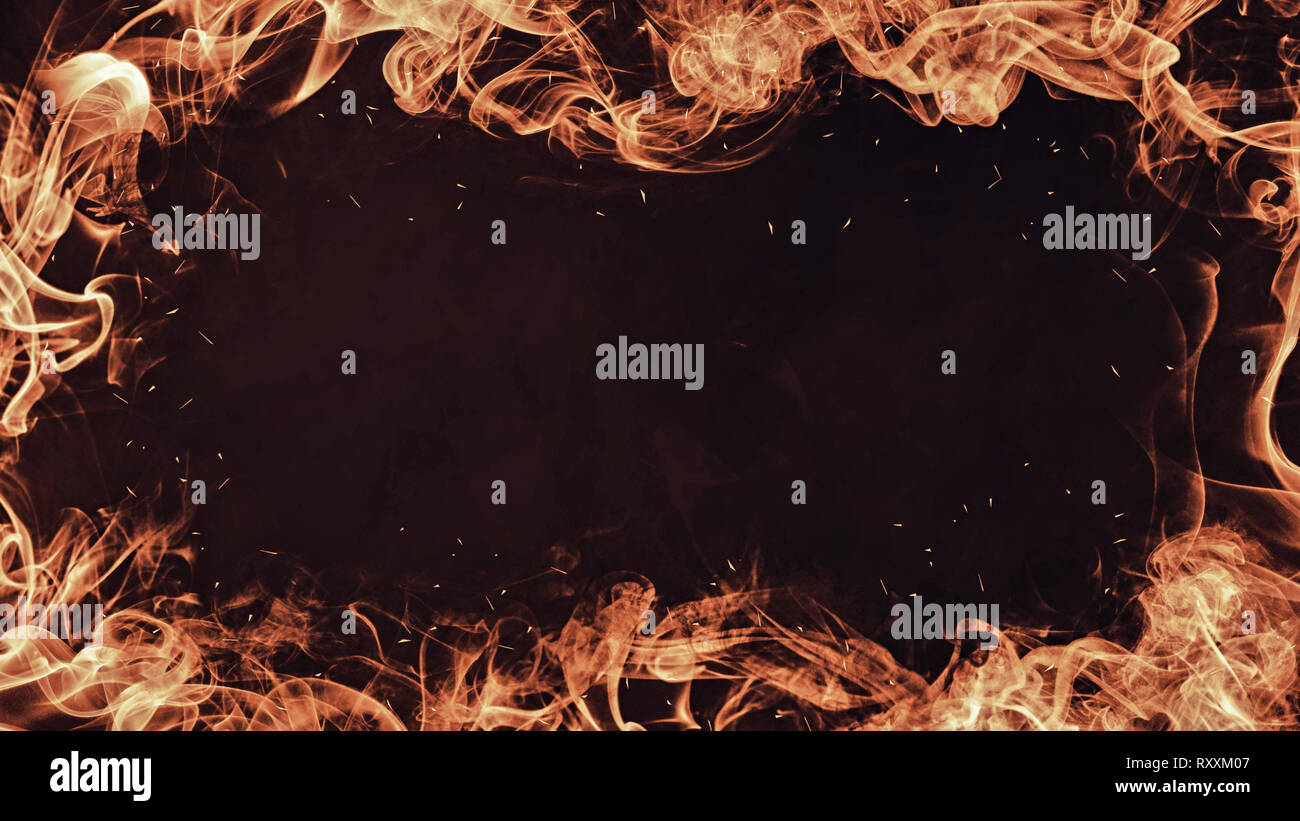 Border smoke texture. Design element. Frame overlays texture Stock ...