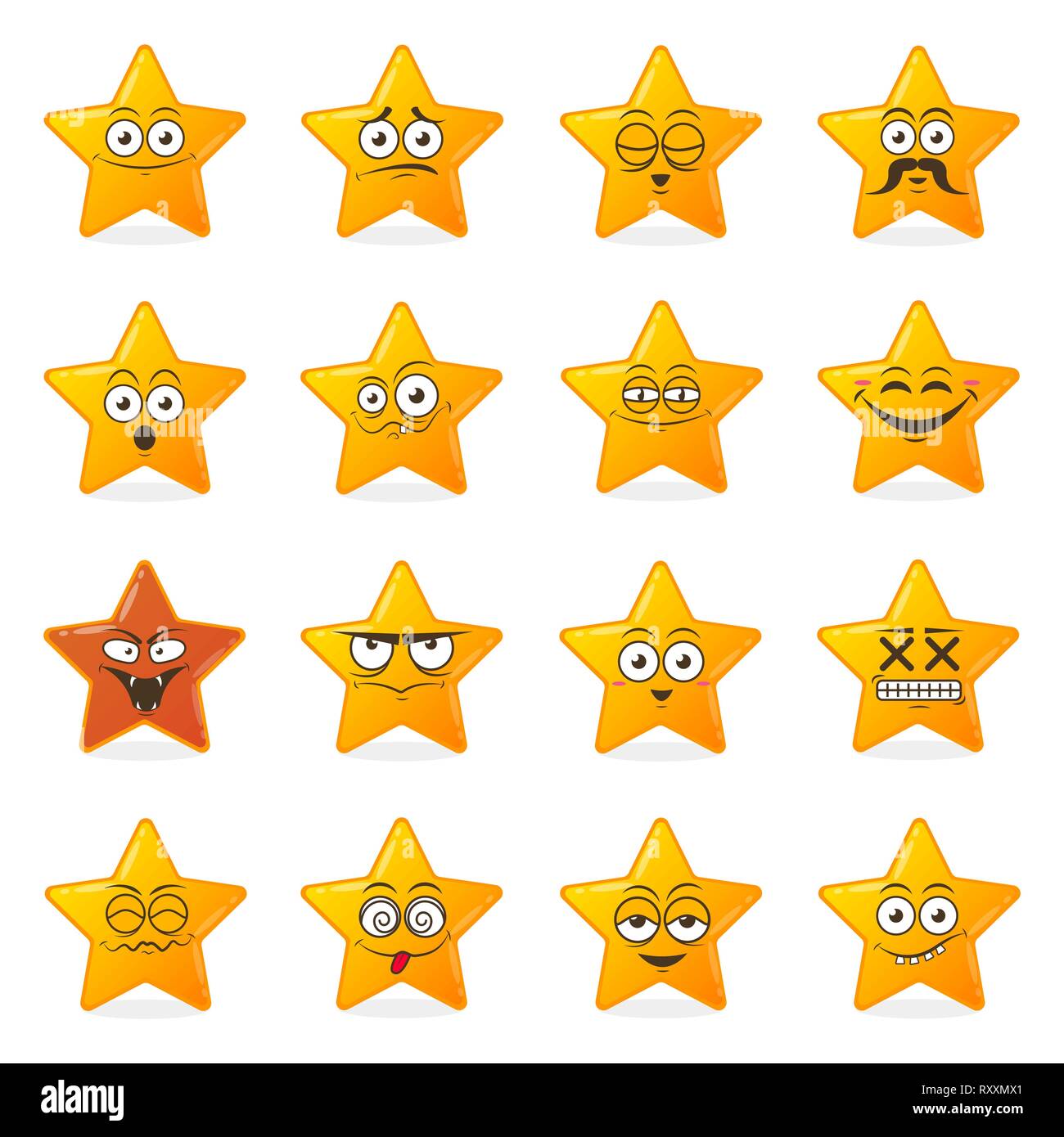 Happy symbol emotions icons vector illustration Stock Vector Image ...
